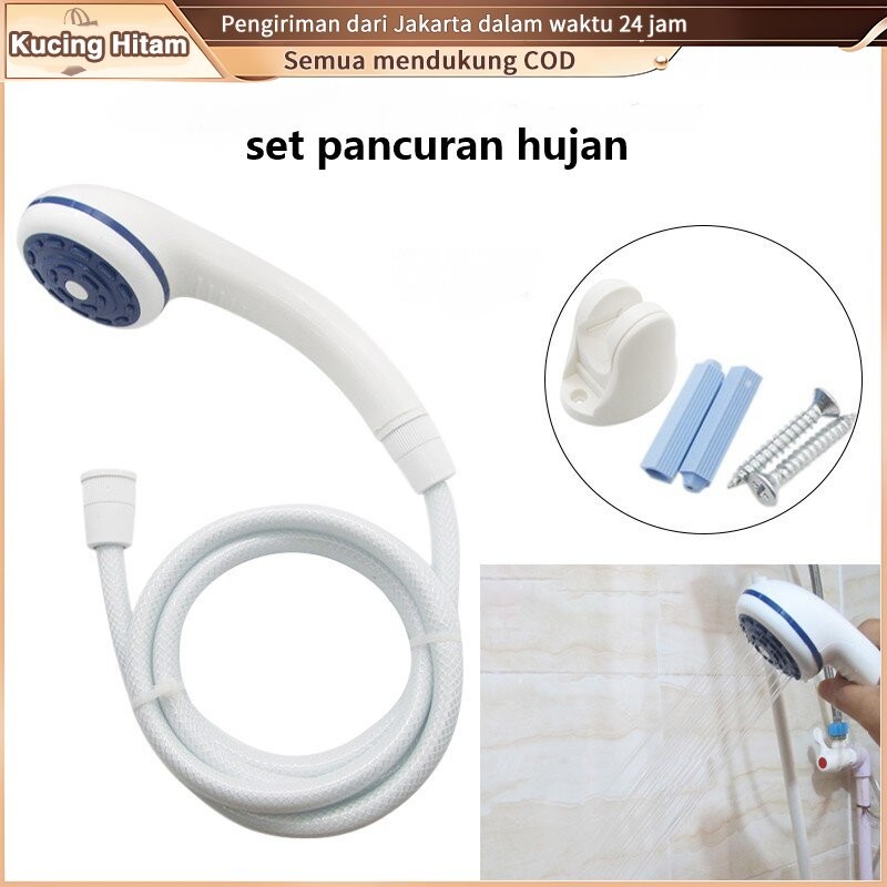 Jual Hand Shower Mandi Plastik PVC Putih dengan Aliran Air yang Kuat ...