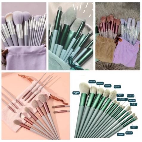Jual 13 Pcs Kuas Make up Set Lengkap Lembut - 1 Set Lengkap Kuas ...