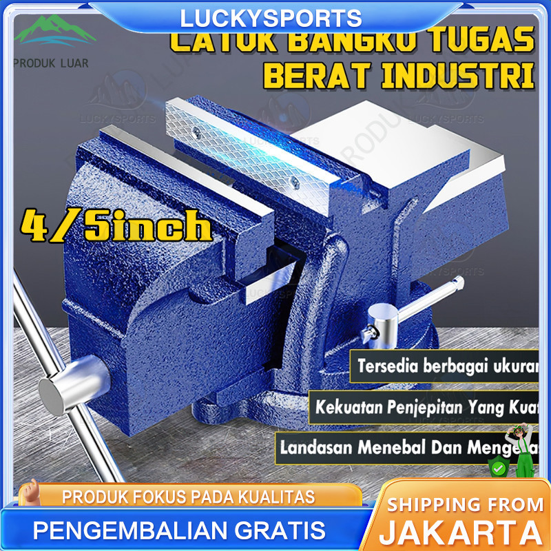 Jual Catok Clamp 5'' / catok paron / Ragum Klem / Catok Meja / Bench ...