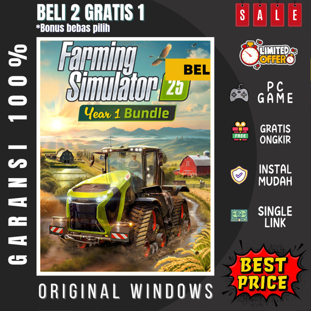 Jual FARMING SIMULATOR 25 - GAME PC - GAME LAPTOP - PC GAMES - BELI 2 ...