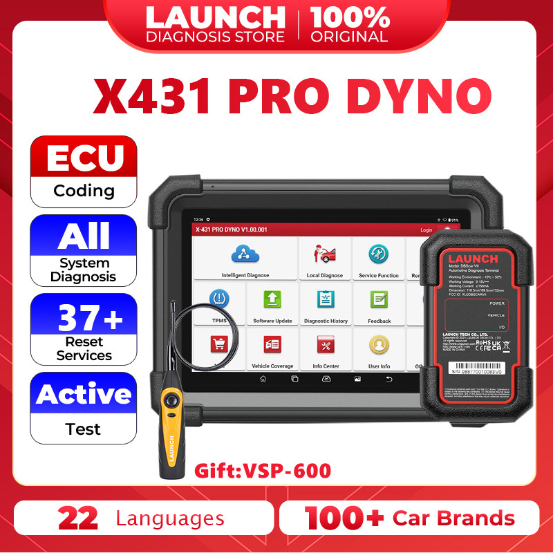 Jual LAUNCH X431 PRO DYNO Auto Diagnostic Tools Obd2 Scanner Automotive ...
