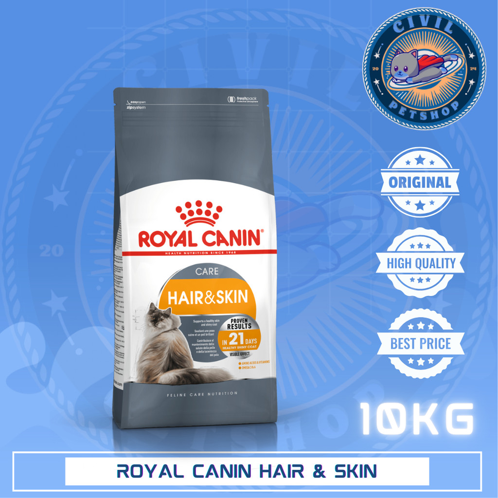 Jual Royal Canin Hair and Skin Care 10kg | Shopee Indonesia