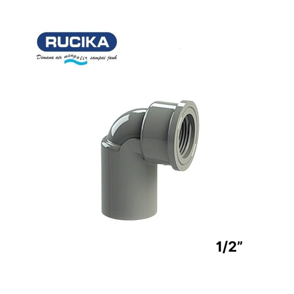 Jual Faucet Elbow AW 1/2 (RUCIKA) / KDD (Knie Drat Dalam) | Shopee Indonesia