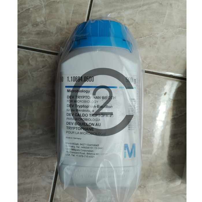 Jual DEV Tryptophan Broth 1 gram Merck 110694 (repack) | Shopee Indonesia