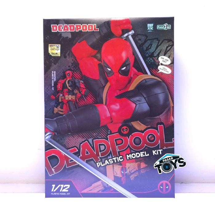 Jual FondJoy 1/12 Scale Marvel Deadpool Plastic Model Kits | Shopee ...