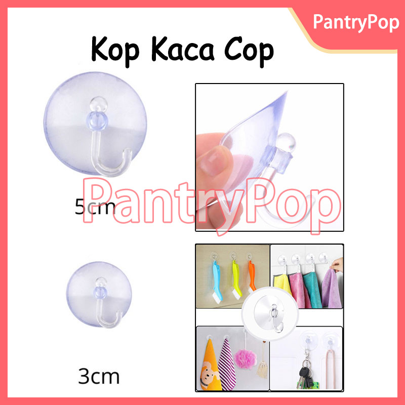 Jual Kop Kaca Cop / Hook Cantelan Alat Kaitan 3cm/5cm / Gantungan ...