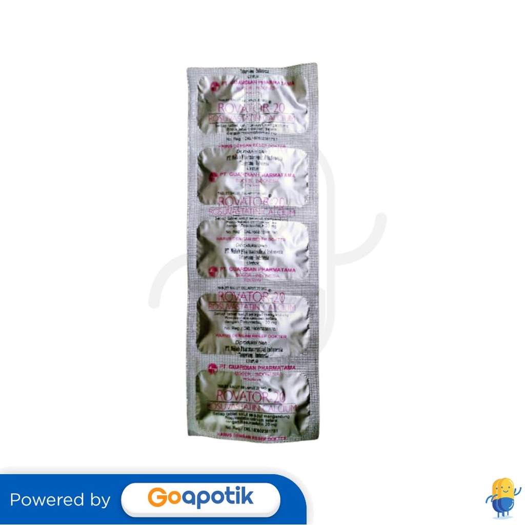 Jual Rovator 20 Mg Strip 10 Tablet | Shopee Indonesia
