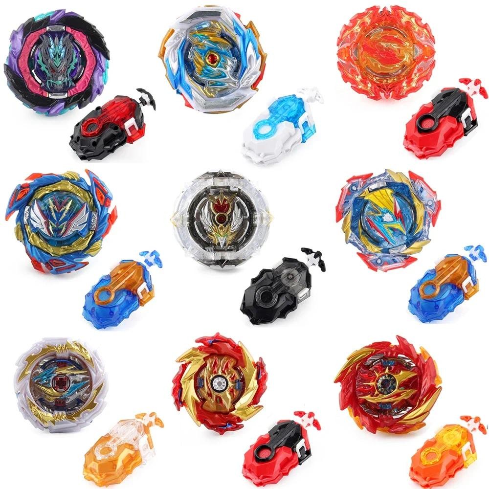 Jual Bey Burst Metal Spinning Top Battle Gyro Toy with String Launcher ...