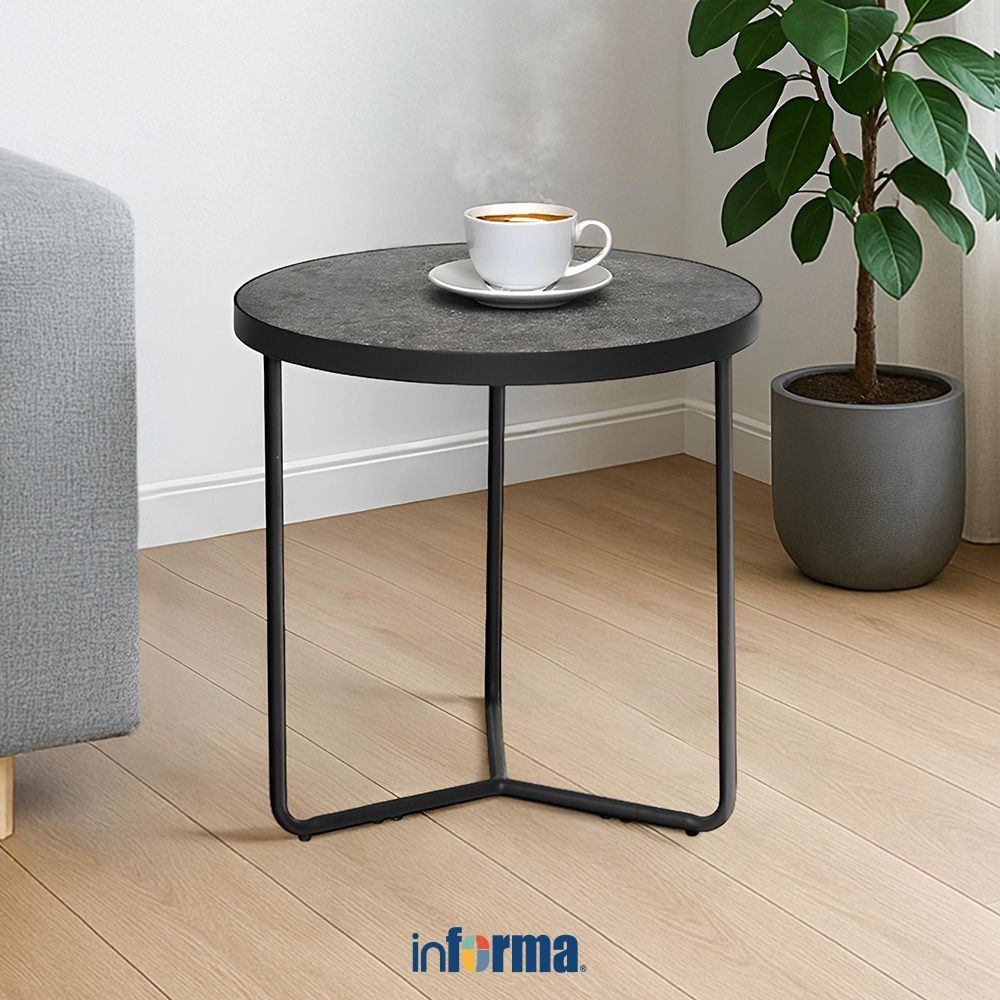 Jual Informa Martian Meja Sisi H50 - Abu-Abu End Table Meja Kecil ...