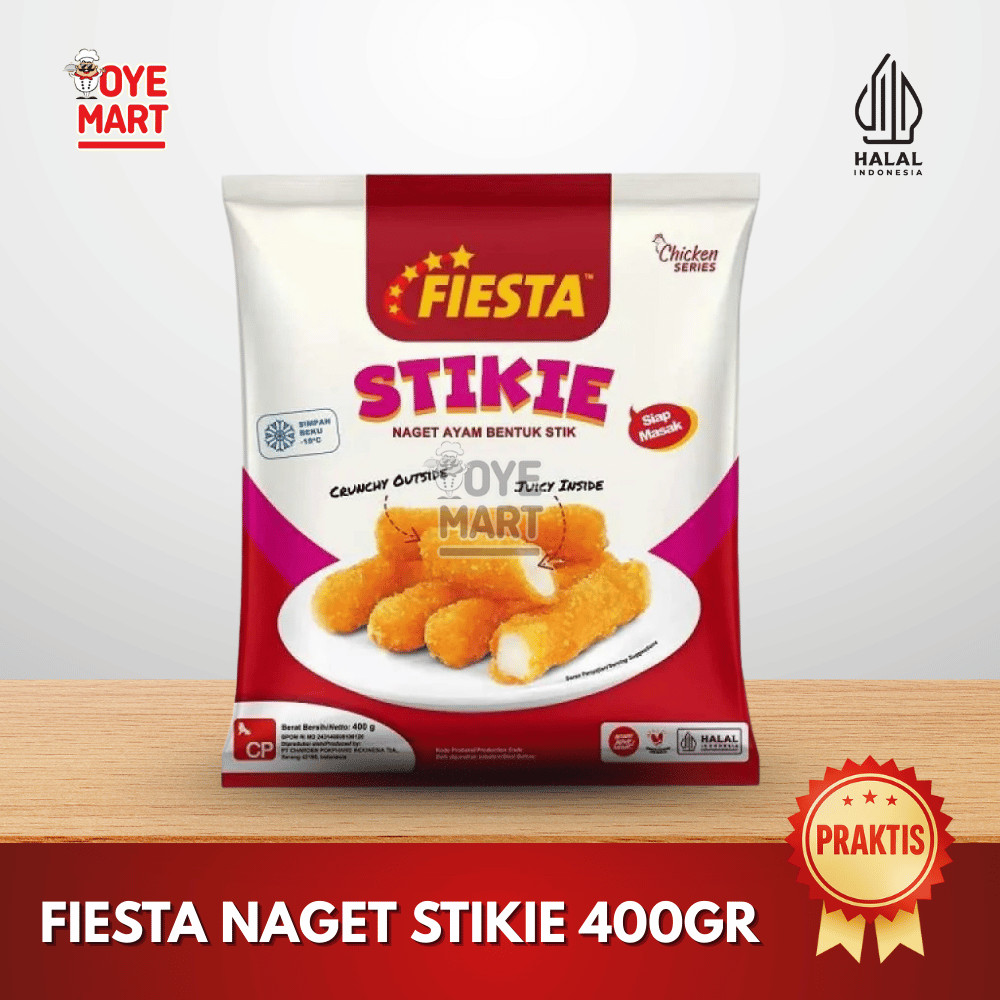 Jual FIESTA NAGET STIKIE 400GR / CHICKEN NUGGET STICK / AYAM | Shopee ...