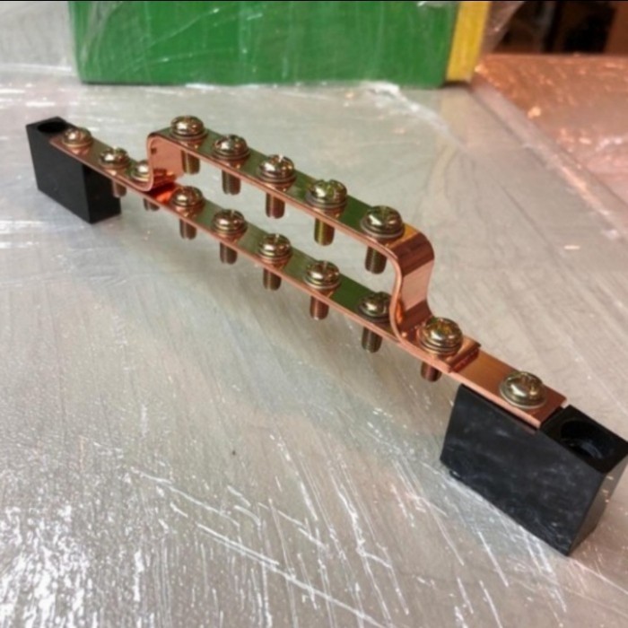 Jual Busbar Grounding Bar Plat Tembaga Nol Arde | Shopee Indonesia