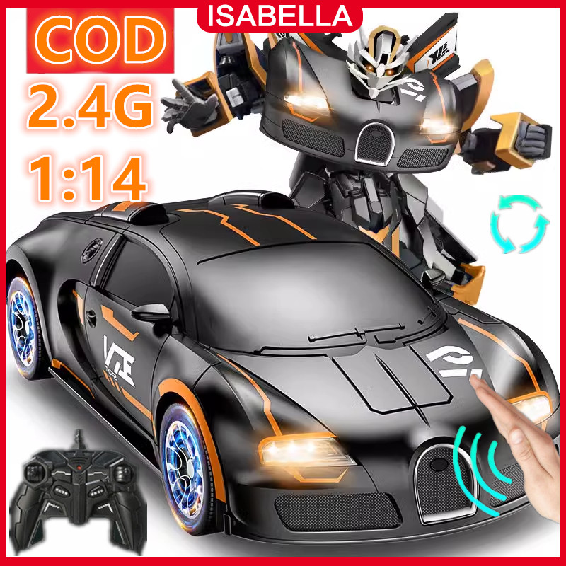 Jual ISABELLA Mobil Remote Control Besar Sport Car Robot Deformasi / Rc ...