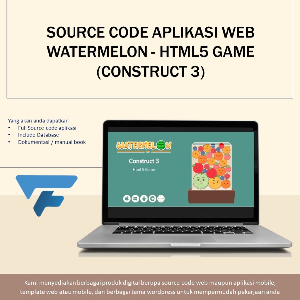 Jual SOURCE CODE APLIKASI WEB WATERMELON - HTML5 GAME (CONSTRUCT 3) | Shopee Indonesia