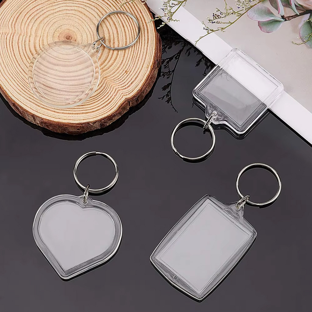 Jual OMO Gantungan Kunci Ganci Akrilik Insert Paper Photo Keychain ...