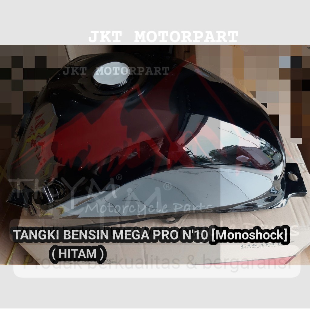 Jual TANGKI BENSIN (HITAM) MEGA PRO NEW 2010 Monoshok ORISINIL TAKAYAMA ...