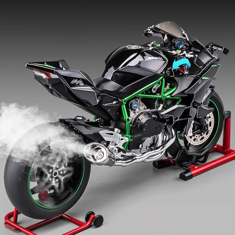 Jual Large 1:6 Kawasaki H2R Bootable Sprayable Dynamic Alloy Metal ...