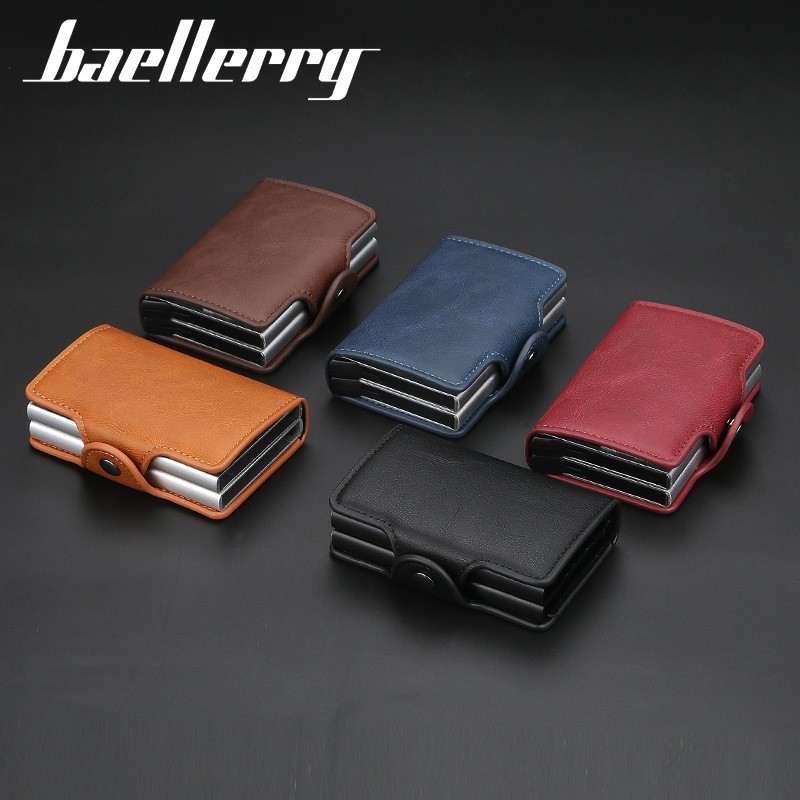Jual BAELLERRY ORIGINAL K9121 DUA DOUBLE DOMPET KARTU LONTAR RFID ANTI ...