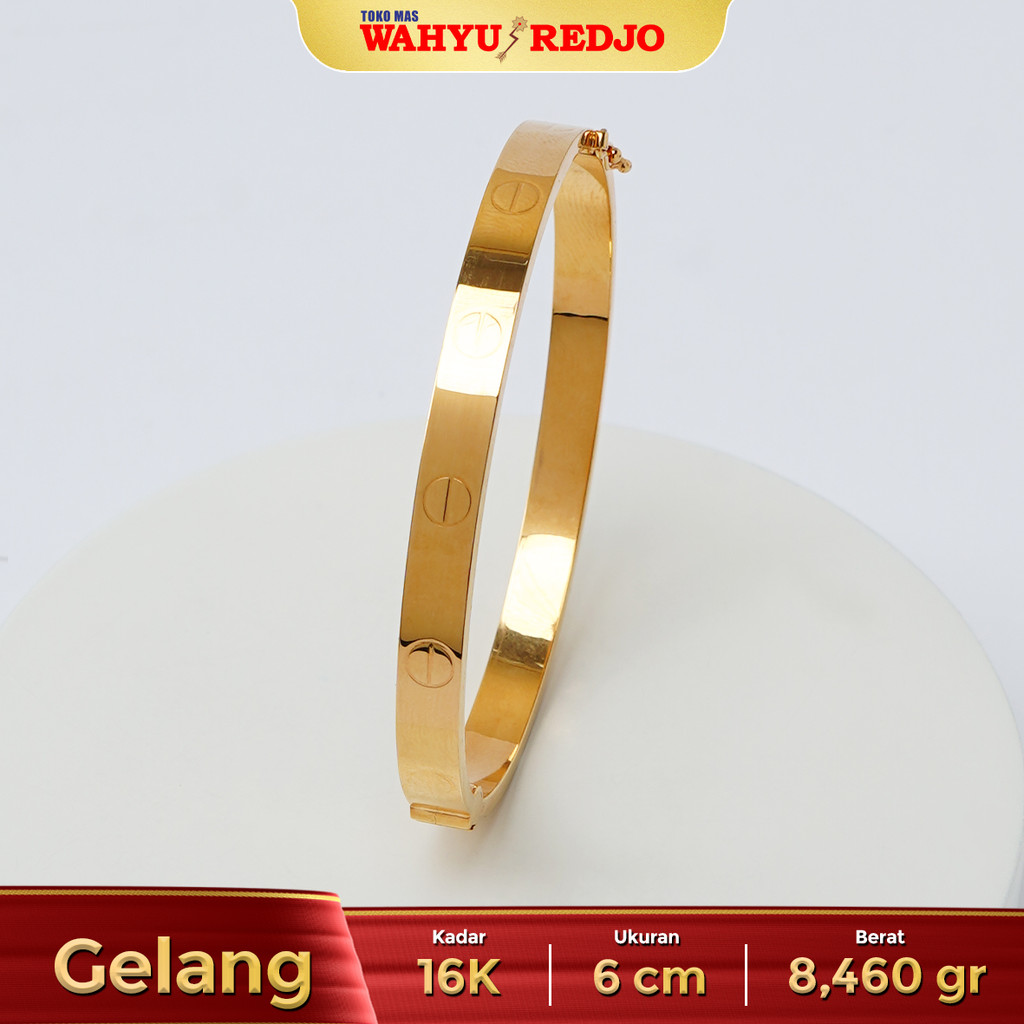 Jual GELANG EMAS 16K WAHYU REDJO GL-16K 25876207PMR | Shopee Indonesia