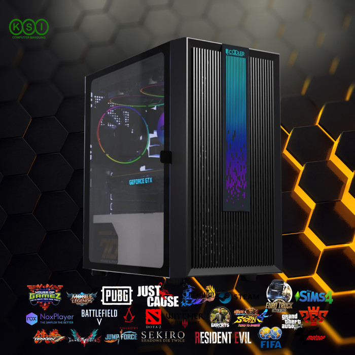 Jual KSI PC Gaming AMD Ryzen 5 5600 | RX 6600 8GB | 16GB | NVMe | Shopee Indonesia