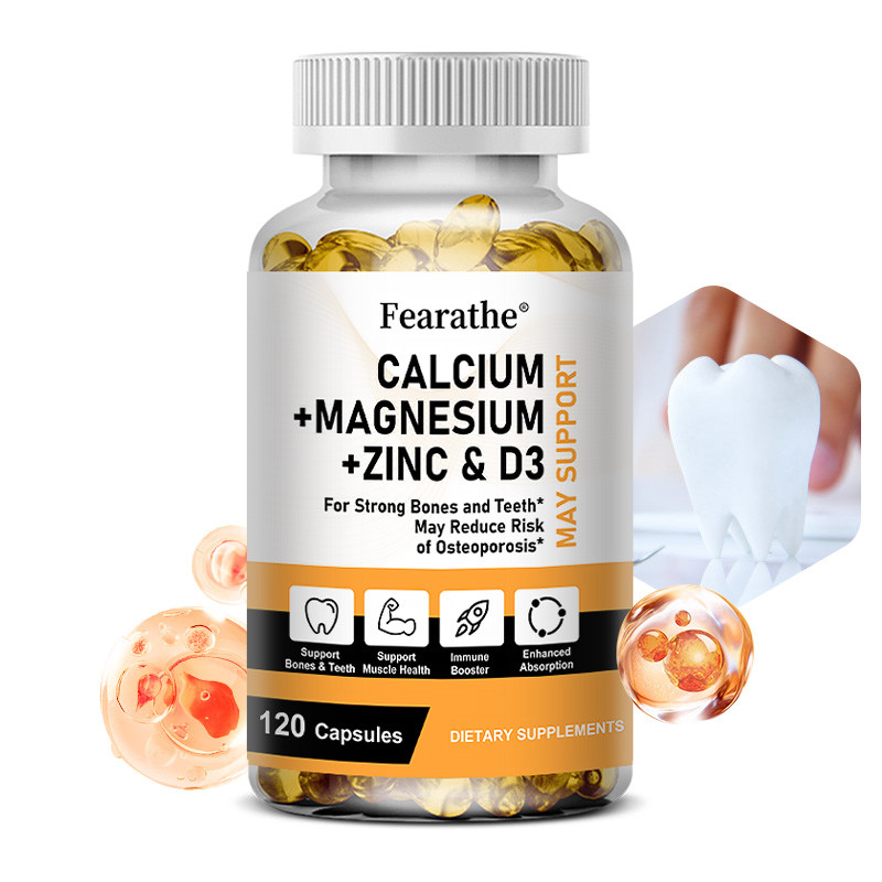 Jual Kapsul kalsium, magnesium dan zinc dengan vitamin D3 untuk ...