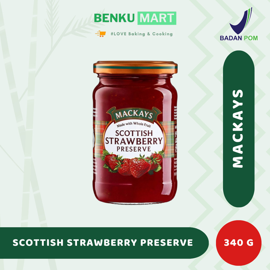 Jual Mackays Scottish Strawberry Preserve (340 gr) | Shopee Indonesia