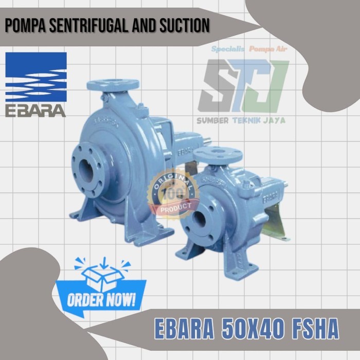 Jual Pompa Ebara 50x40 FSHA OUTPUT 2"X1,5"in Mechanical seal/MS | Shopee Indonesia