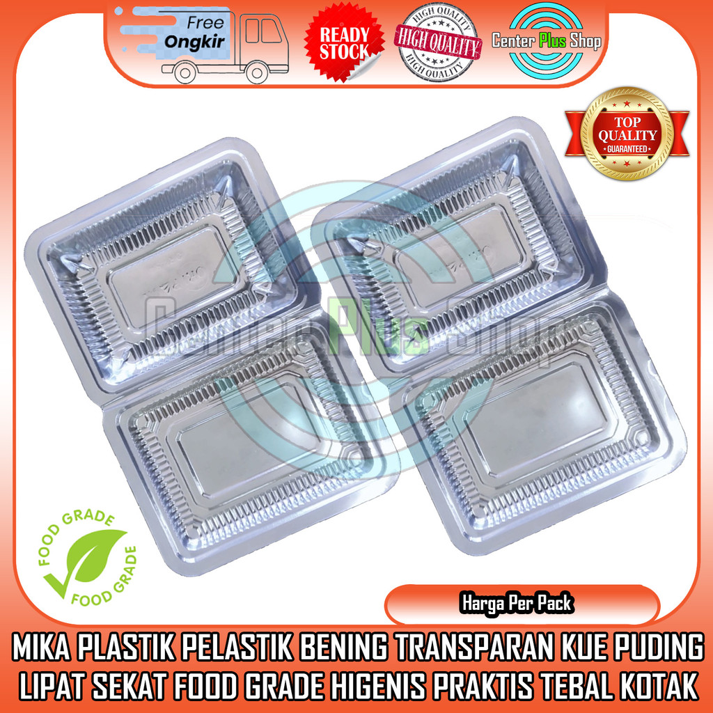 Jual Kotak Box Wadah Mika Plastik Pelastik Kemasan Tempat Alas Makanan ...