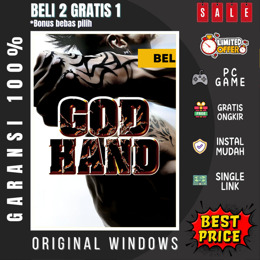 Jual GOD HAND - GAME PC - GAME LAPTOP - PC GAMES - BELI 2 GRATIS 1 ...