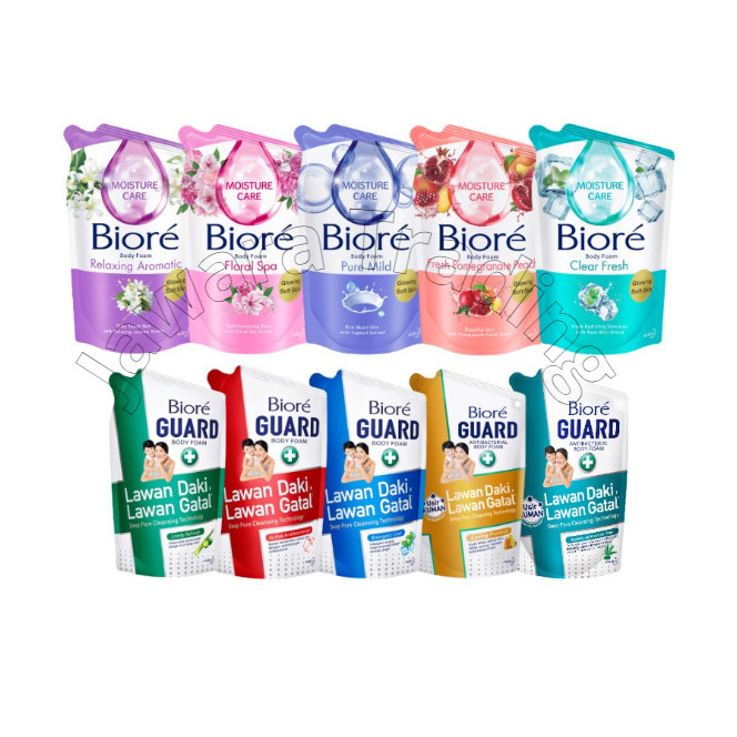 Jual Biore Body Wash Guard Deo Protect Sabun Mandi Cair 800ml dan 400ml ...