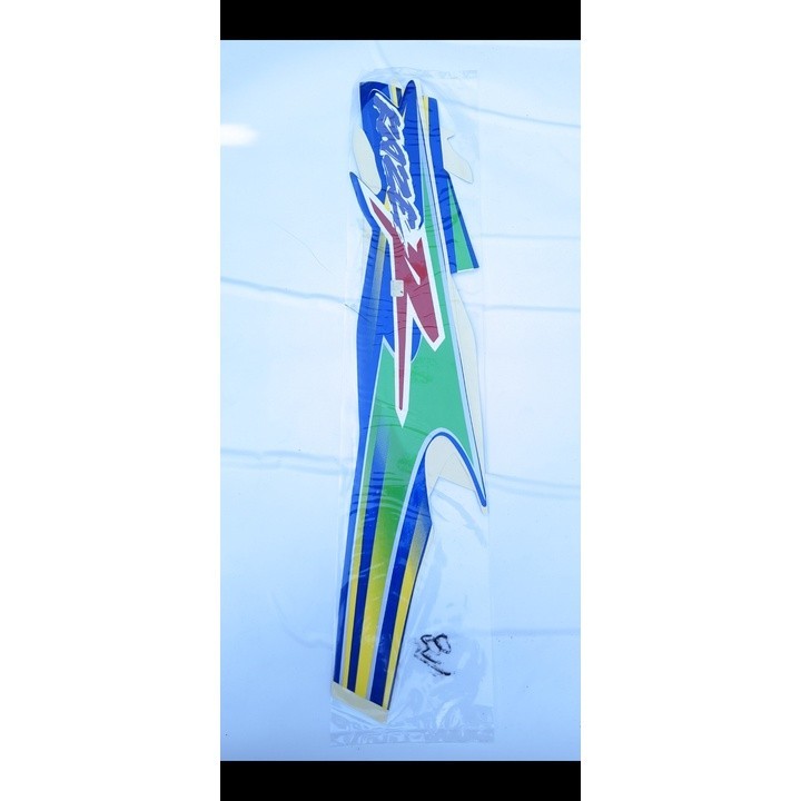 Jual striping sticker Kawasaki KAZE R 2003 biru | Shopee Indonesia