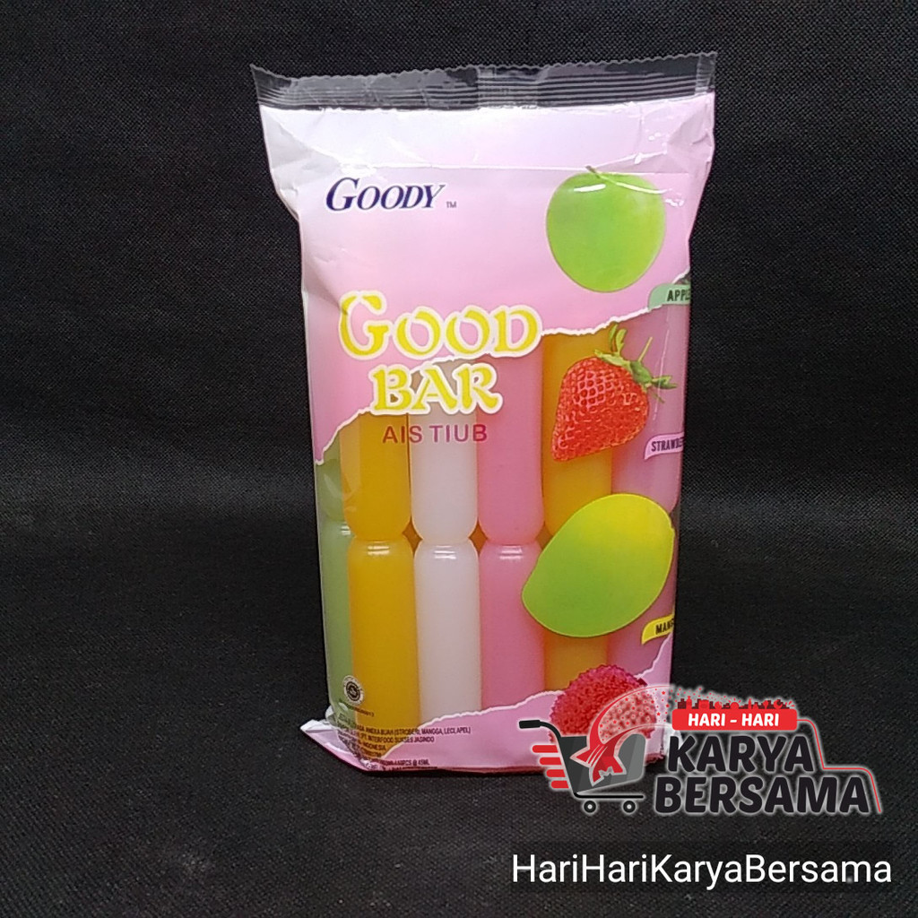 Jual ES BATANG GOODY GOOD BAR AIS TIUB ANEKA RASA PACK 10'S X 45ML ...