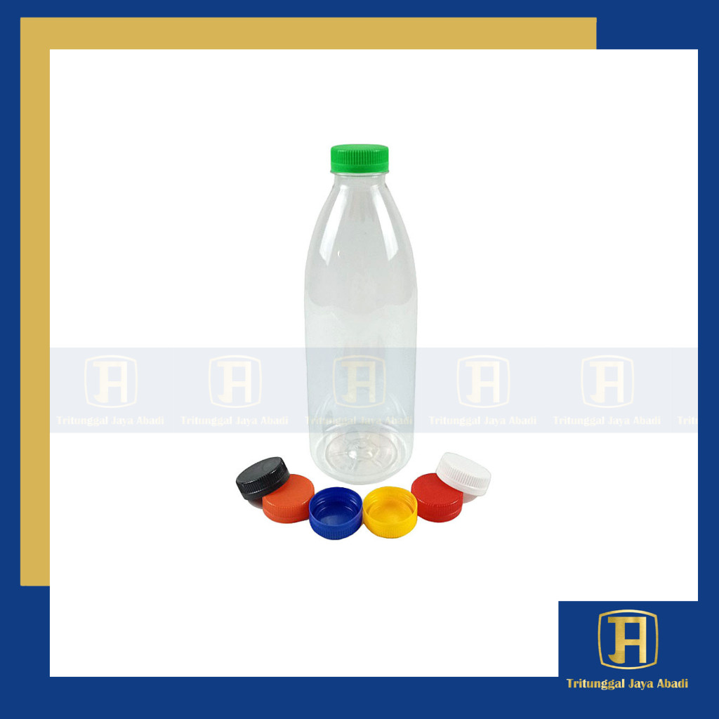Jual Botol Cantik 600ml PET – Botol Minuman Plastik Bening Tutup Warna ...