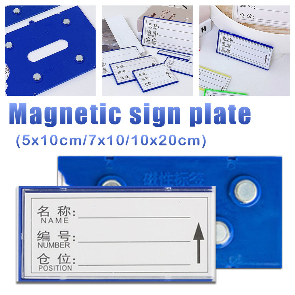 Jual Magnet Nametag Akrilik Berkualitas Tempat Price Rail Holder Harga ...