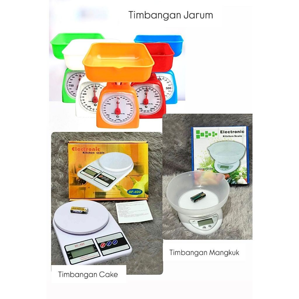 Jual AJ Timbangan Dapur Digital SF400 /Electronic Portable Kitchen ...