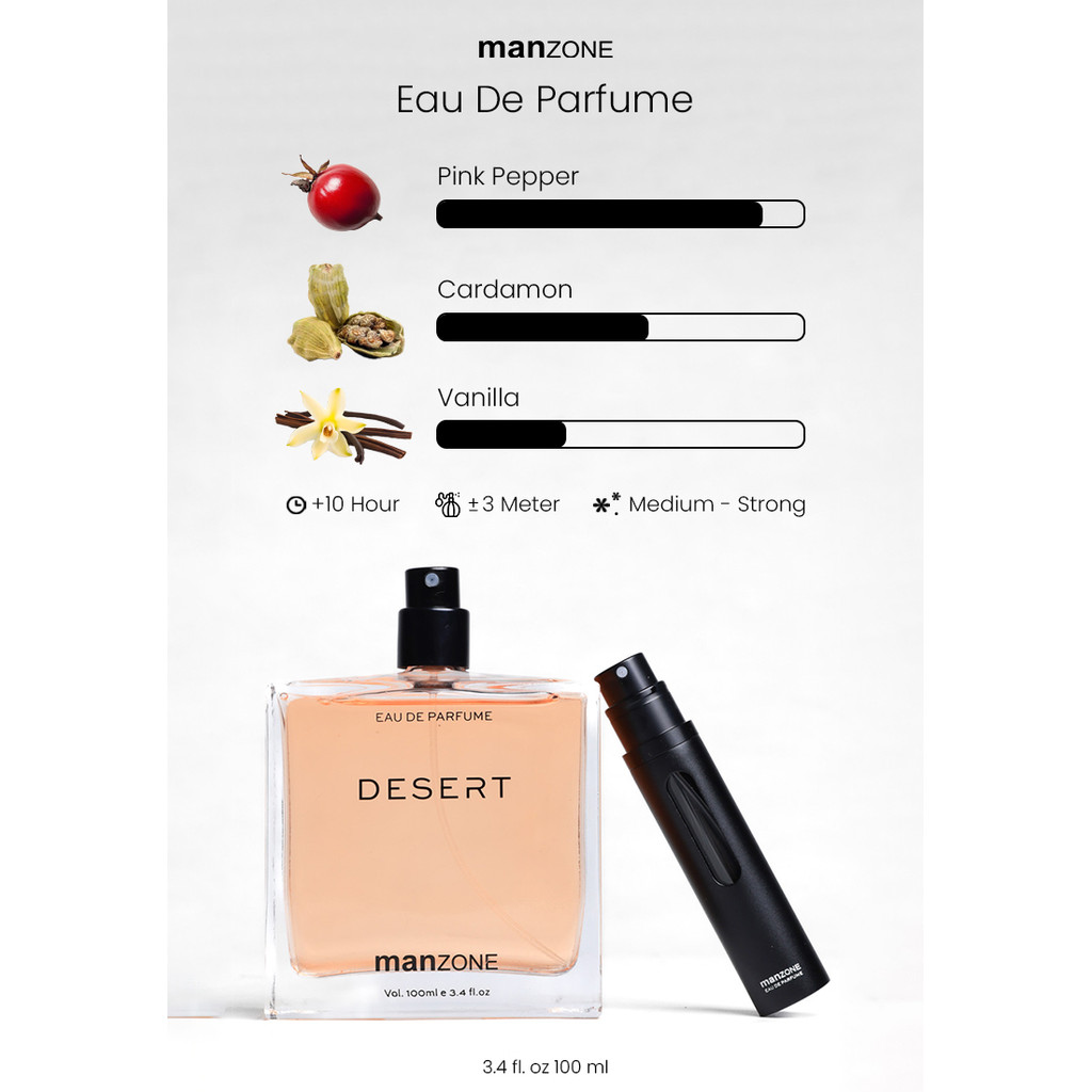 Jual MANZONE - Parfum Desert 100ml - Orange | Shopee Indonesia