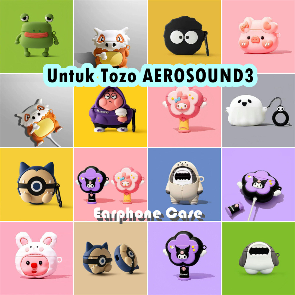 Jual Coco Case Untuk Tozo AEROSOUND3 Case Kartun Kreatif Soft Silicone ...