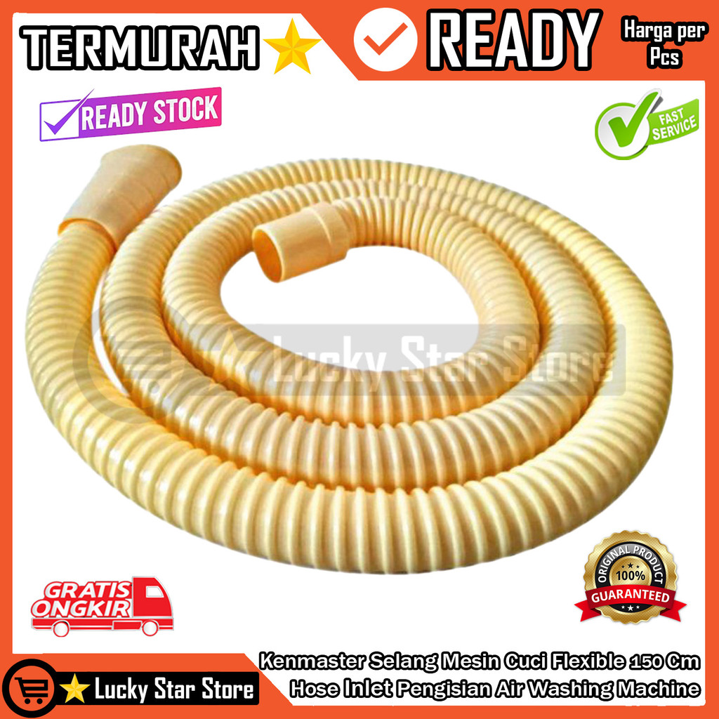 Jual Kenmaster Selang Mesin Cuci Flexible 150 Cm slang Hose Inlet ...