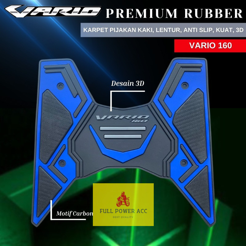 Jual Karpet Bordes Pijakan Kaki Honda New Vario 160 2022 - 2024 Original AHM (BISA COD) | Shopee ...