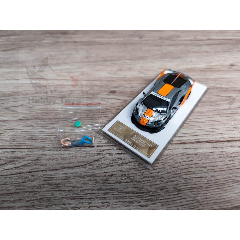 Jual Star Model LBWK Lamborghini Aventador GULF Martini + Figure ...