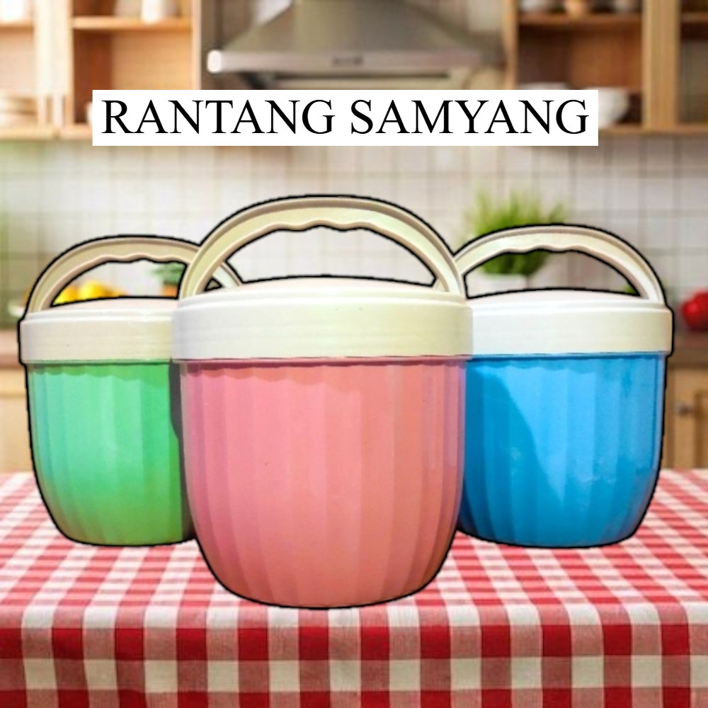 Jual Rantang Plastik Samyang Susan + Samir Retro Retro Food Grade ...