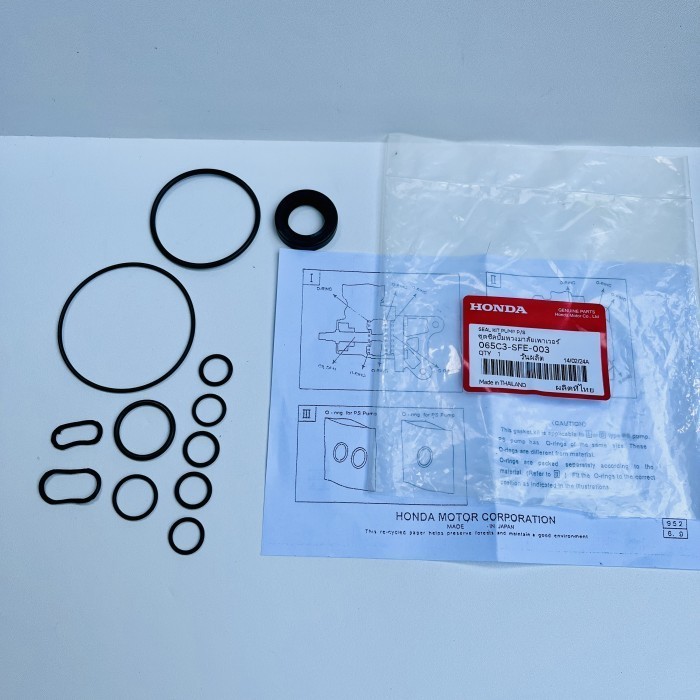 Jual Seal Kit Pompa Power Steering Atas Honda 065C3-SFE-003 Odeesey ...