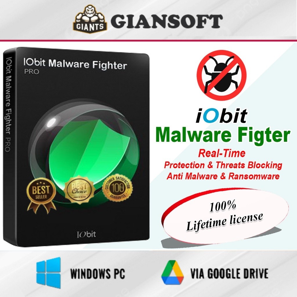 Jual iObit Malware Fighter 10 Pro Anti Malware - Anti Ransomware ...