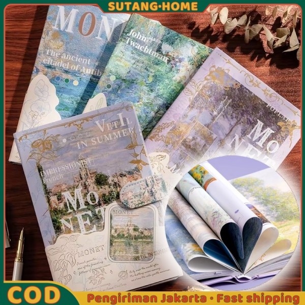Jual 【SUTANG】Full Color Buku Diary Nature Pemandangan Korea Vintage ...