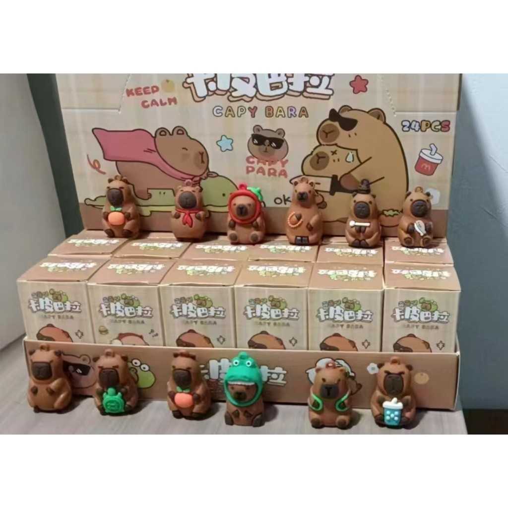 Jual gantungan kunci capybara blind box Capybara Blind Box | Shopee ...