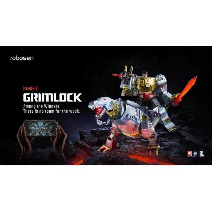 Jual DP Robosen Transformers Grimlock G1 Flagship Smart Robot | Shopee ...
