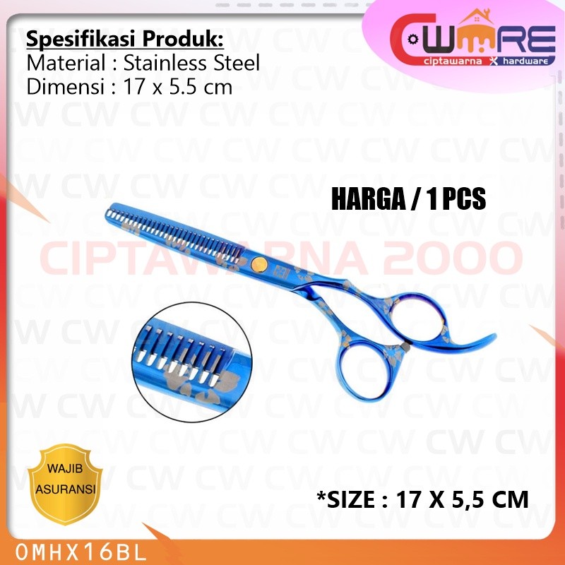 Jual Gunting Rambut Model Sasak Thinning Scissors Salon Barber - JFY-70 ...