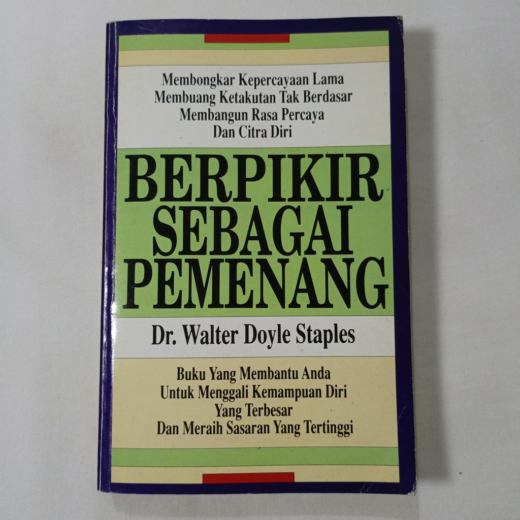 Jual Buku Berpikir Sebagai Pemenang - Dr. Walter Doyle Staples | Shopee Indonesia