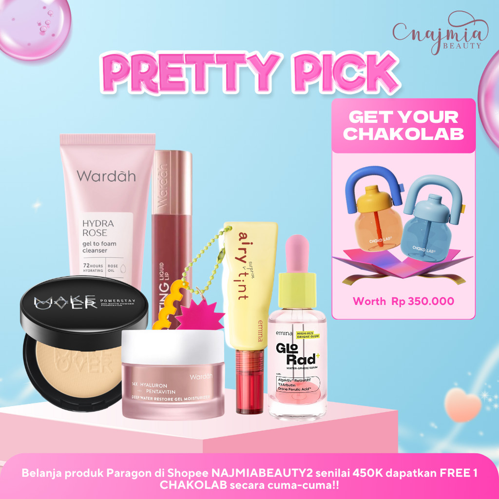 Jual Najmia 2 - Paragon Pretty Package 6 in 1 (Emina, Wardah, Make Over ...