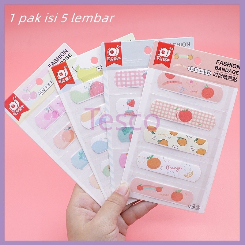Jual Tesco Perban Band-Aid Anak/Perban Kartun/perban plester kartun ...