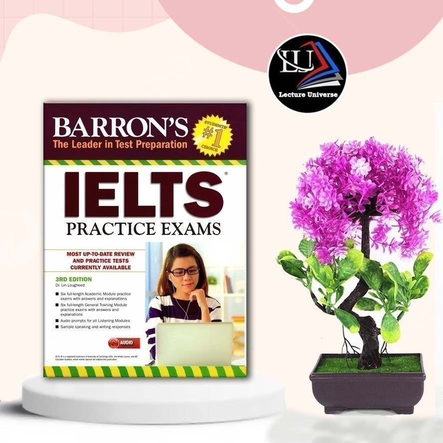 Jual Cetak Buku Barron's IELTS Practice Exams, 3rd Edition (Barron's ...